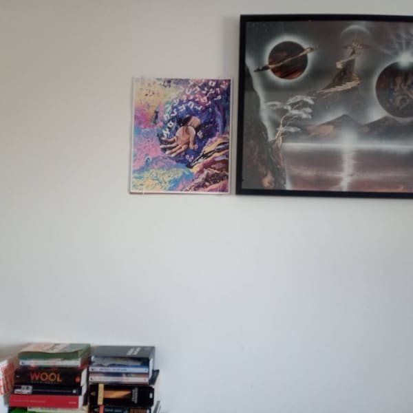 Canvas Print - Hebrew Letters Art - Original Judaica Art - Jewish Art ...