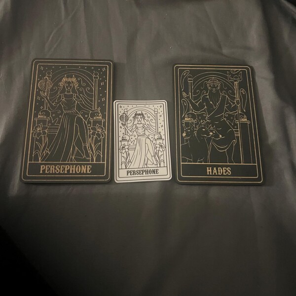 Persephone Deity Card | Altar Decor | Deity Wall Art | Tarot Themed ...
