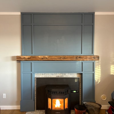 Driftwood Mantle, Natural Mantle, 50-70x 8x3.75 Fireplace Mantle ...