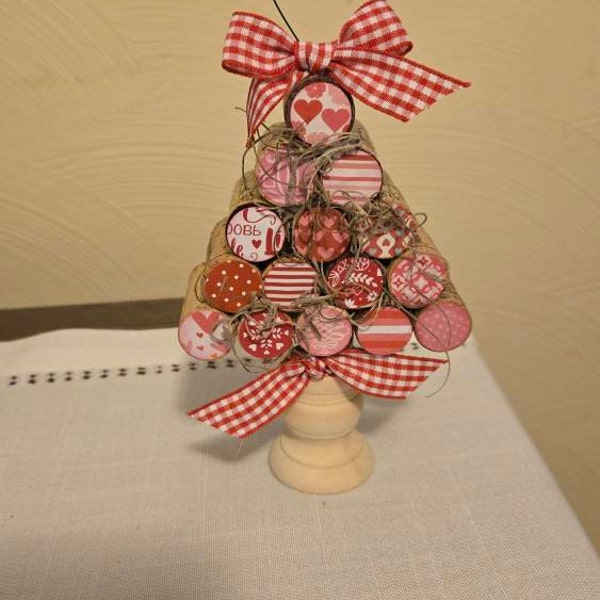 Purple Flannel Stuffed Bunny Topiary - Spring Fabric Stuffed Easter ...