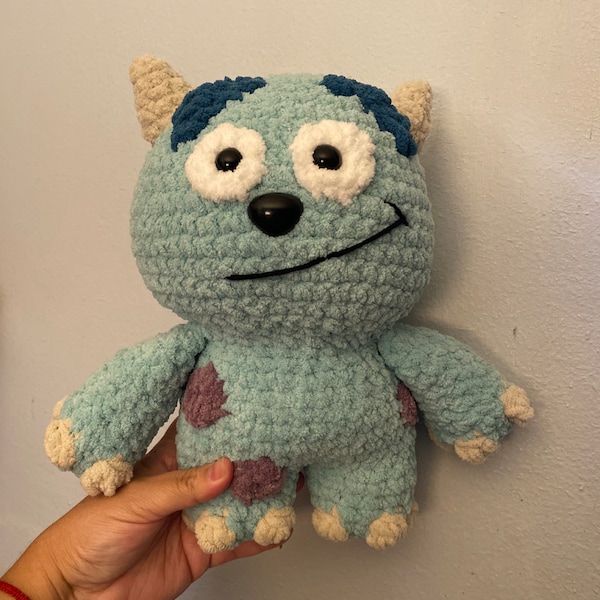 Mini Monster-keychain Version Crochet Pattern by Aquariwool Crochet ...