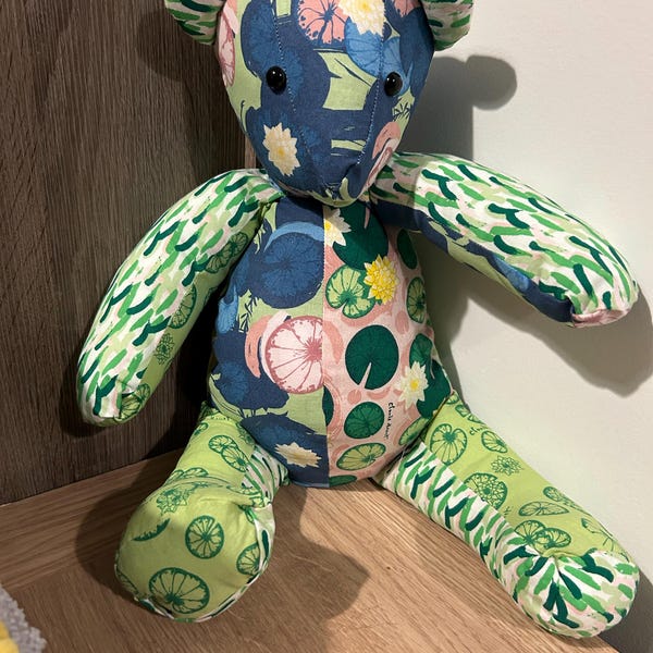 Memory Bear Pattern & Step-by-step Sewing Tutorial - Teddy Bear Sewing ...