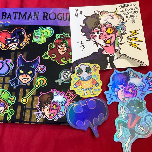 PJO/HOO Boys Holo Stickers - Etsy