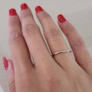 Thin Gold Ring Stacking Ring Simple Stacking Ring | Etsy