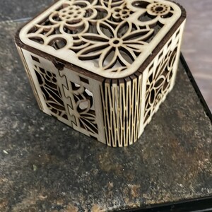 Decorative Laser Cut Tissue Box Heart Shape Tabletop Wooden - Etsy