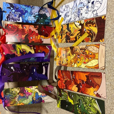 Wings of Fire TRIBE BOOKMARKS - Etsy