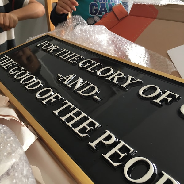 Add Your Name - Professional Business Signs - Custom Carved Dimensional ...