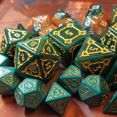 Under the Sea Tide Pool Dnd Dice Set Perfect Gift for Fans of Dungeons ...