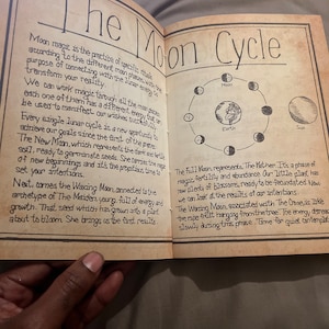 Moon Magic Book of Shadows - Etsy