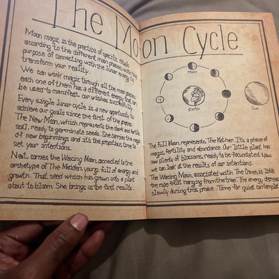 Moon Magic Book of Shadows - Etsy