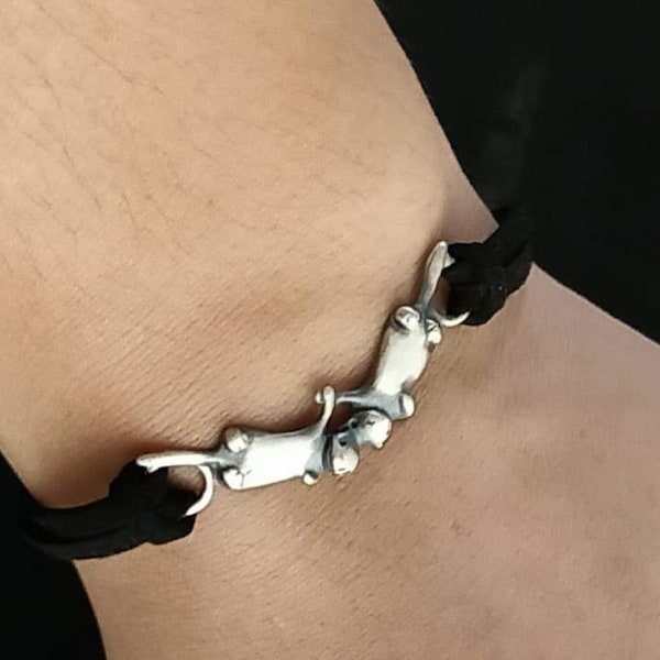 DISCONTINED Otter Couple Bracelet! Snuggley Happy Otters With Faux ...