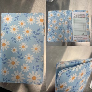 Purple Daisies Floral Server Book for Waitresses - Etsy