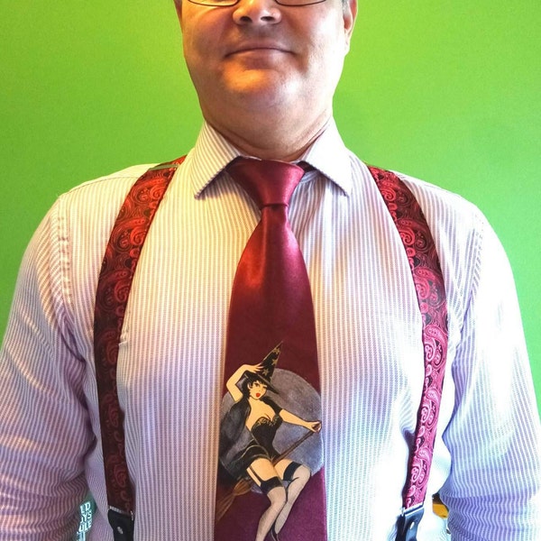 Hand Painted Cocktails Tie Atomic Mid Century Retro - Etsy