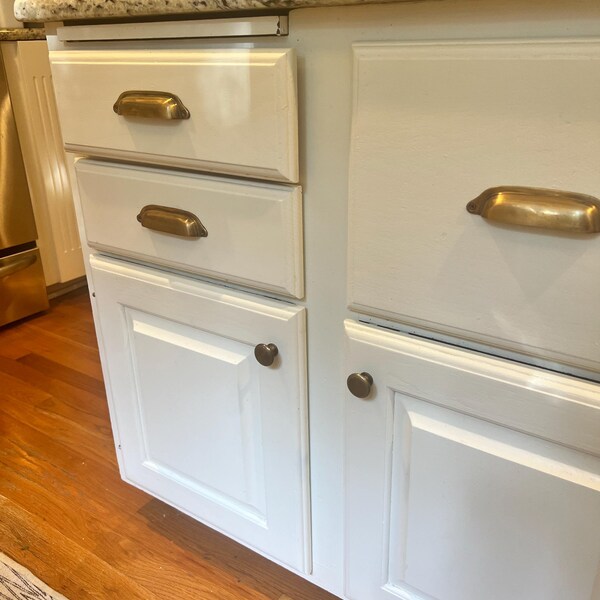 1 X Antique Style/modern Inset Flush Mount TRUNK Drawer Chest PULL ...