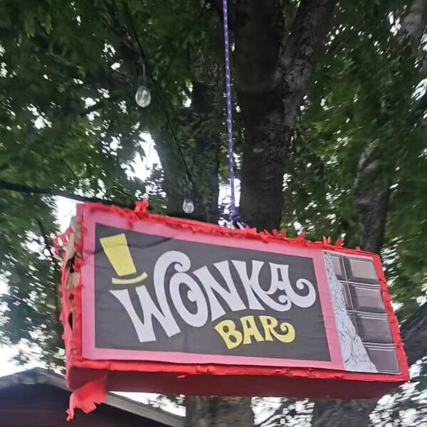 Willy Wonka Bar/golden Ticket Pinata - Etsy