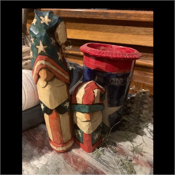 Santa, Woodland Colors - Etsy