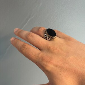 Mens Custom Symbol Ring Vintage Navy Rings for Men Anchor - Etsy