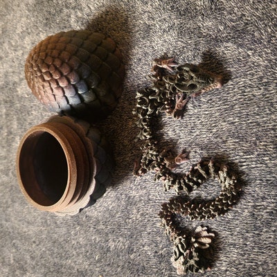 18 Phoenix Fire Pyro Dragon Articulating Flexi by Cinderwing, Fidget ...