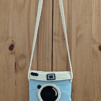 Pdf Pattern Camera Crochet Bag, Lomo Camera Bag, Bag Pattern, Crochet ...