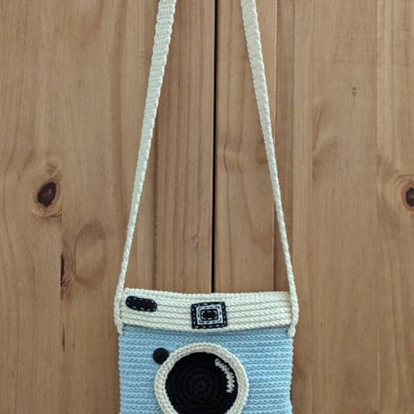 Pdf Pattern Camera Crochet Bag, Lomo Camera Bag, Bag Pattern, Crochet ...