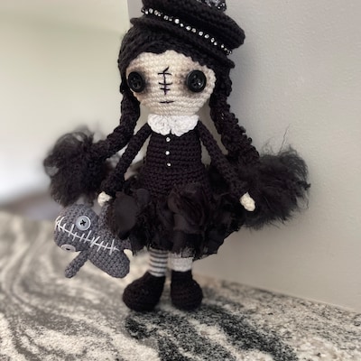 SALE 4 CROCHET PATTERNS Rebellious Grunge Girl, Punk Rock Emo Doll ...