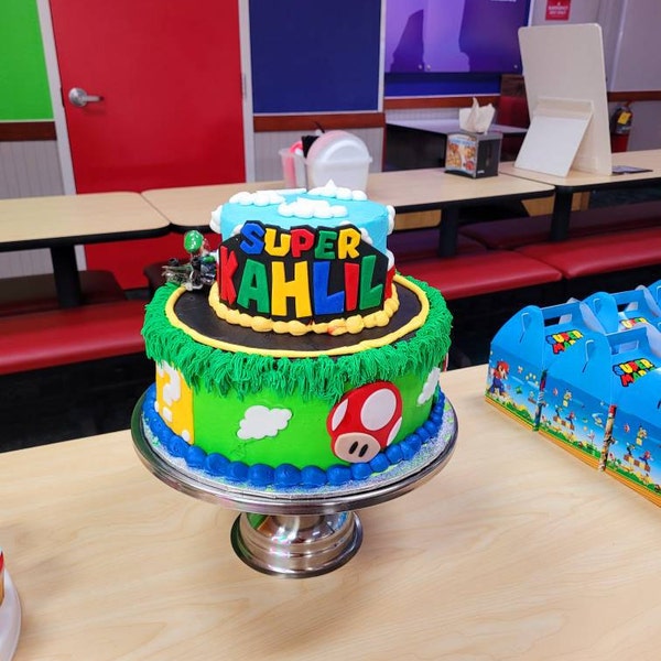 Video Game Fondant Cake Kit - Etsy