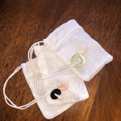 Reusable Tea Bag Organic Unbleached Cotton and Cord Washable and Eco ...
