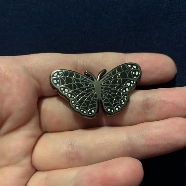 Cicada Enamel Pin, Bug Pin, Insect Pin, Beetle Enamel Pin, Goth Pin ...