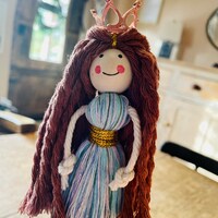 Macrame Doll Keyring, Macramé Girl Keyring, Macrame Boy Keyring ...