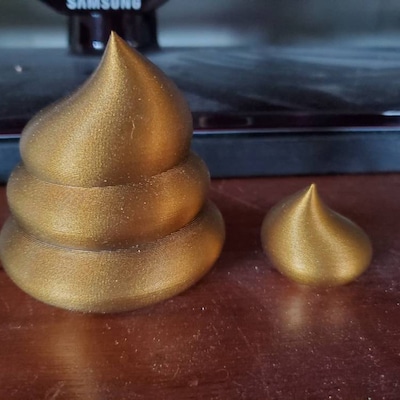 Korok Seed Set of 5 Golden Poop Zelda Breath of the Wild BOTW 3D ...