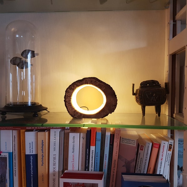 Led Lamp, Led Log Lamp, Log Light, Contemporary Lamp, Desk Lamp, Table ...