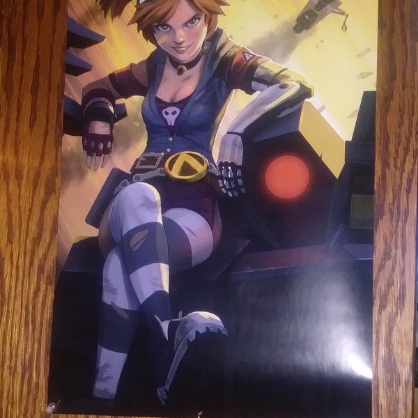 Borderlands 2 Gaige the Mechromancer Art Print Wall Art by Artist ...