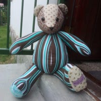 Simplicity A2115 Pattern Memory Bear Pattern Plush Sewing Pattern Memorial Bear Teddy Bear ...