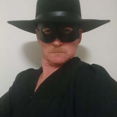Handmade Black Leather Full Face Phantom of the Opera Mask, Fetish ...
