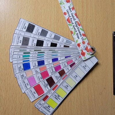 Arteza 120 Color Chart Colored Pencil Chart Arteza - Etsy
