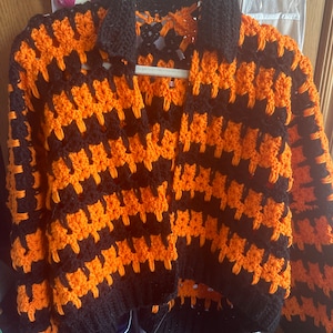 Crochet Pattern Calico Cats Cardigan, Fun Cat Pattern Sweater, Beginner ...