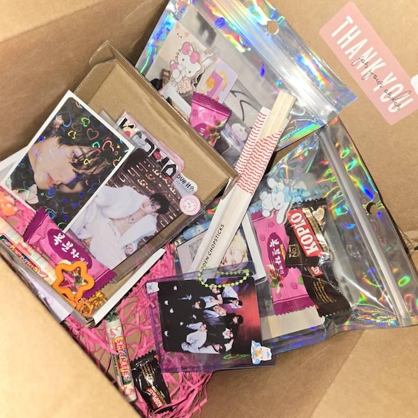 Kpop Box Gift for Kpop Fans Handmade Accesories K-pop Merch - Etsy