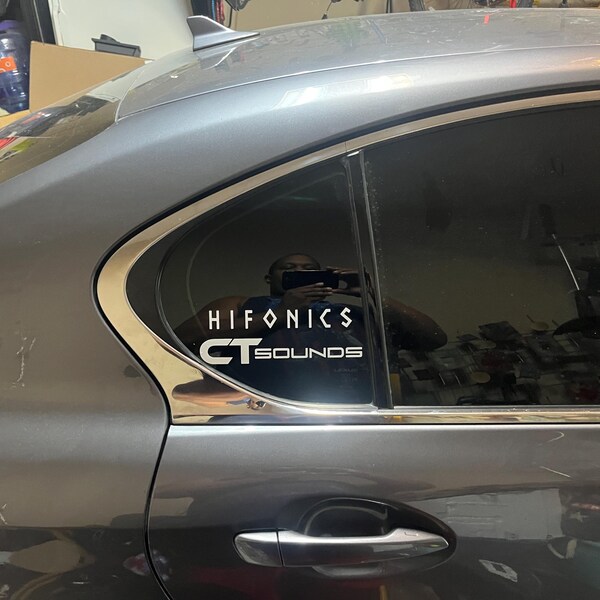CT Sounds Car Audio Logo (2) Vinyl Decals - Free Upgraded Shipping and ...