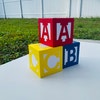 3D Alphabet SVG Cut Files Cube Cricut 3d Letters Baby Shower Decor ...
