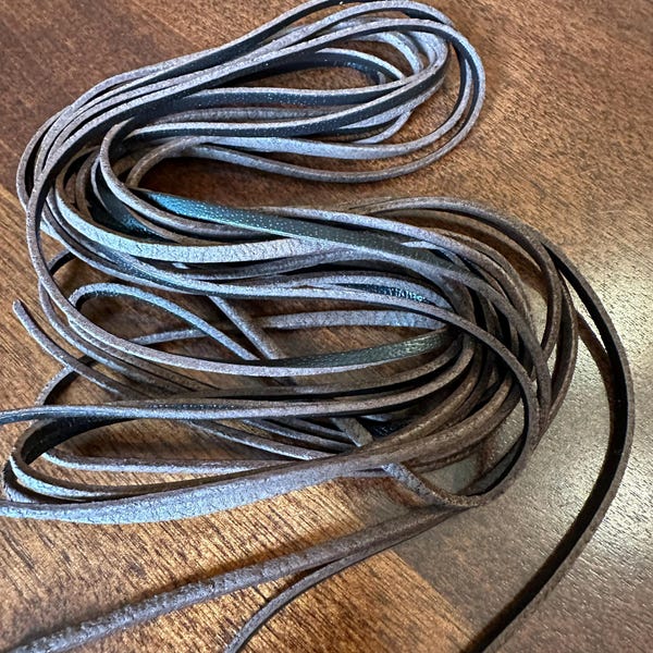 Vegetable Tanned Leather String (3mm 5meters) / Leather Braid String ...