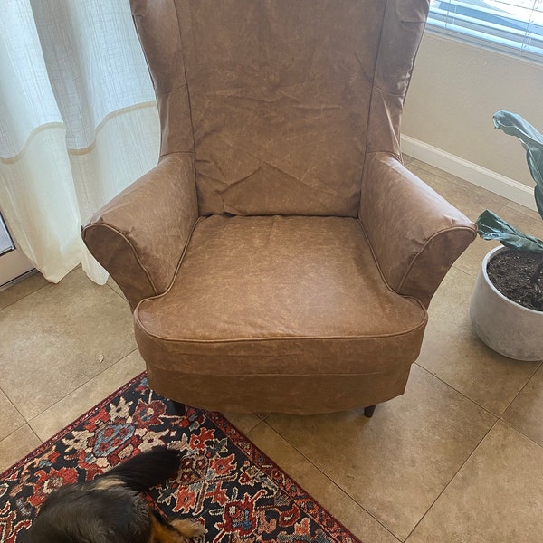 Strandmon Chair Cover, Custom Made Cover Fits IKEA Strandmon Sofa Cover ...
