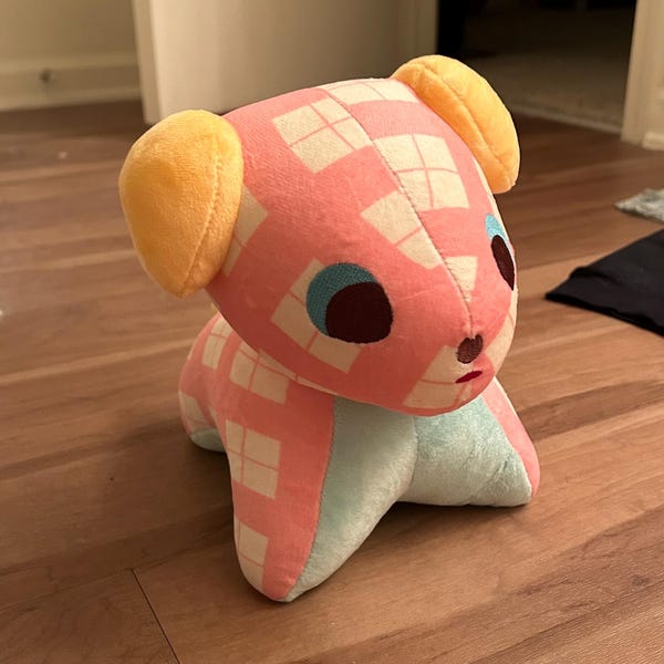 Cute Plush Custom Dog Plushie|dog Lover ACNH Gift|huggy Sleeping Buddy ...