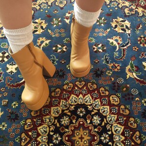 GIANMARCO LORENZI Pointy Platform Overknee Boots GML Luxory | Etsy