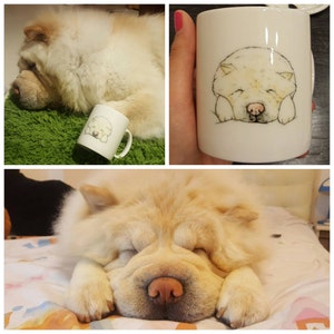 Custom Made Pet Mug Hand Painted Animal Mug Cup Personalized Mug ...