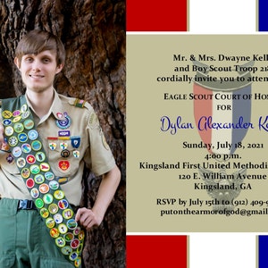 Boy Scout Poem simple Instant Download 8 1/2 X | Etsy