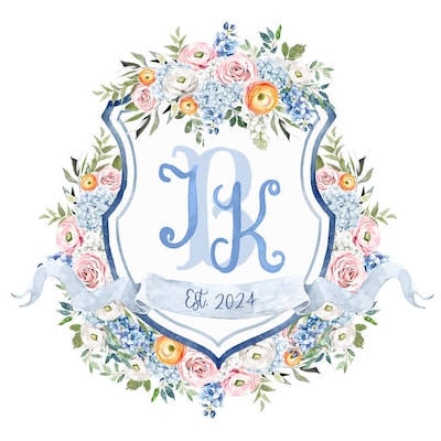 Custom Wedding Crest Custom Crest Wedding Crest Wedding Logo ...