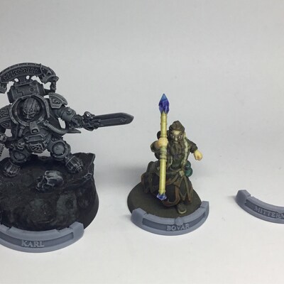 Nameplates for Your Models Choose Your Style and Customise Your Text ...