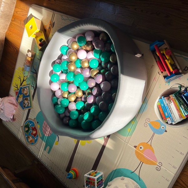 Balls for Ballpit, 36 Colors - 2,76" (7 Cm), Plastic Balls, Non-toxic ...