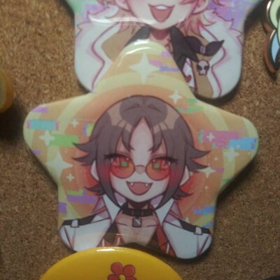 Nijisanji Vtuber Star Buttons - Etsy