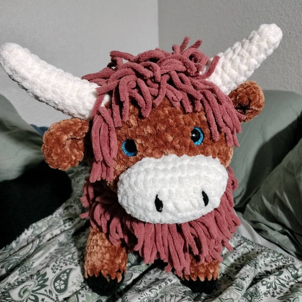 Highland Cow Crochet Pattern, Amigurumi Crochet Pattern, Highland Cow ...